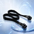 8Pin 6+2Pin Graphics Card Cable For GPU Power Supply Nylon Braided ...