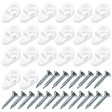 5/16 in. Storm Door Panel Clips with Screws, Mill Finish (8-pack ...