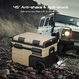 Alpicool TAW35 Portable 37 Quart AC/DC Refrigerator, Dual Zone, Mini ...