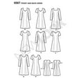 New Look Sewing Pattern 6567 Misses Dresses, Size A (6-8-10-12-14-16 ...