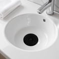 Sink Stopper, Large Round Gray Silicone, 1 Pack for Kitchen Sink ...