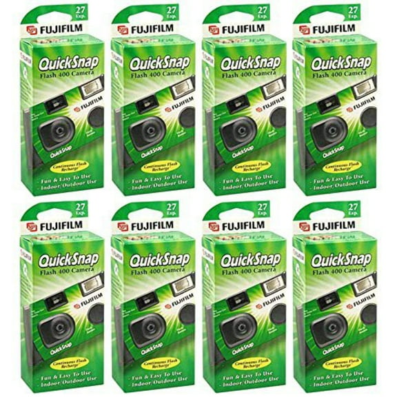 FUJIFILM QuickSnap Flash 400 One-Time-Use Disposable Camera (10x 27 ...
