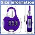 10 Pieces 3 Digit Combinations Padlock Safe Cipher Lock Mini ...