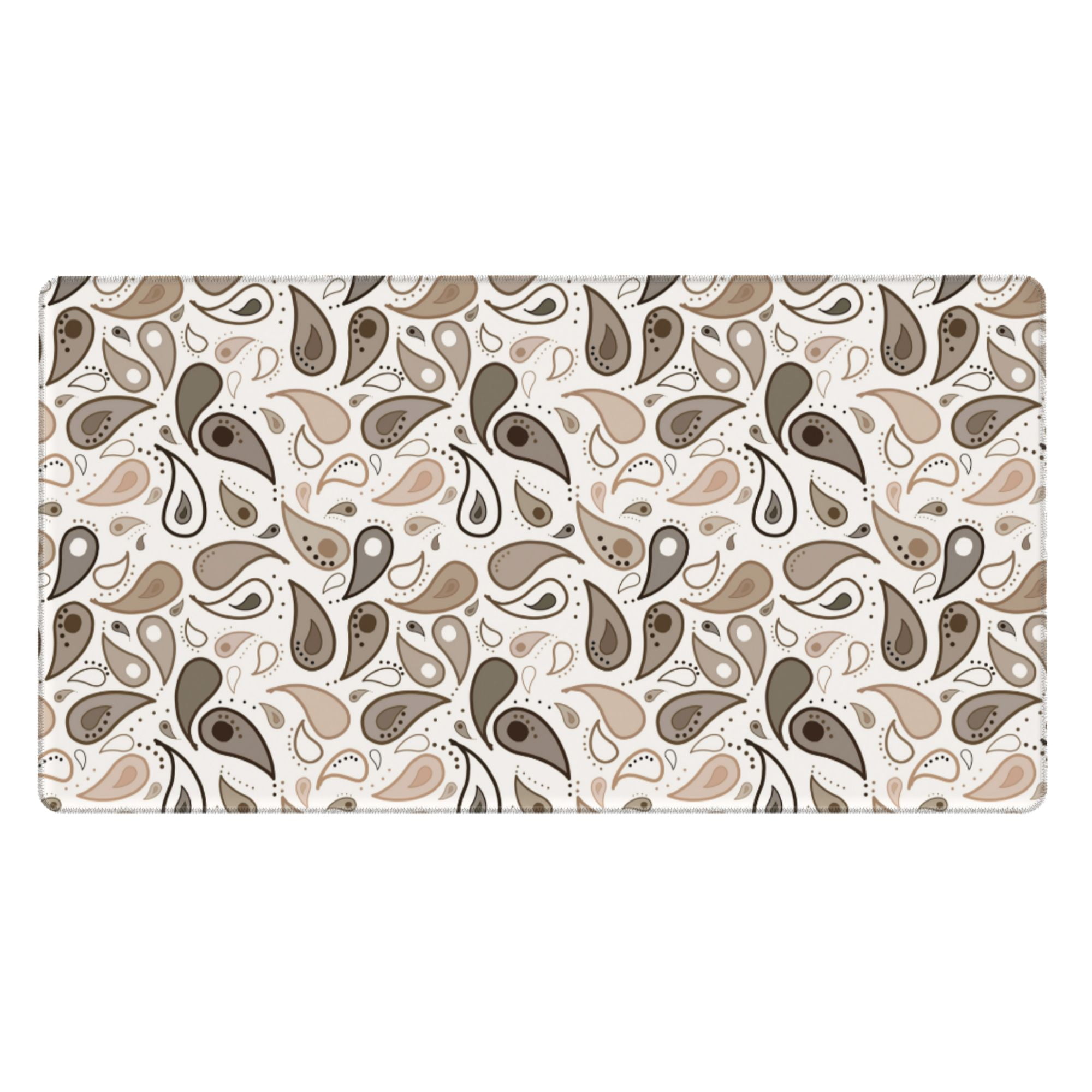 Large Mouse Pad, Paisley Graphic Decor Backdrop Non-Slip Waterproof ...