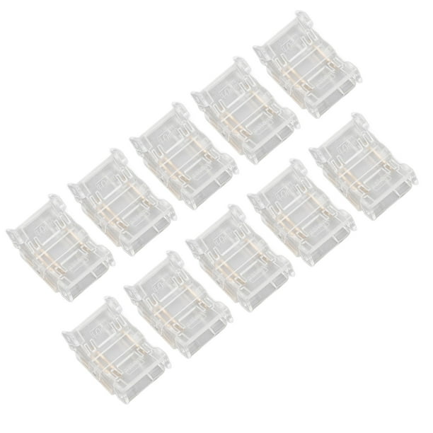 Conectores LED para tiras de luces, 10 piezas, conector de tira LED de ...