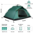 "GVDV 4 Person Waterproof Camping Tent, Portable Family Tent, Easy Set ...