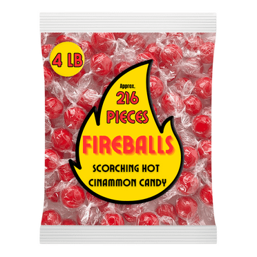 Atomic Fireballs - Intense Cinnamon Heat Hard Candy, 65 oz (240 Count) - Walmart.com