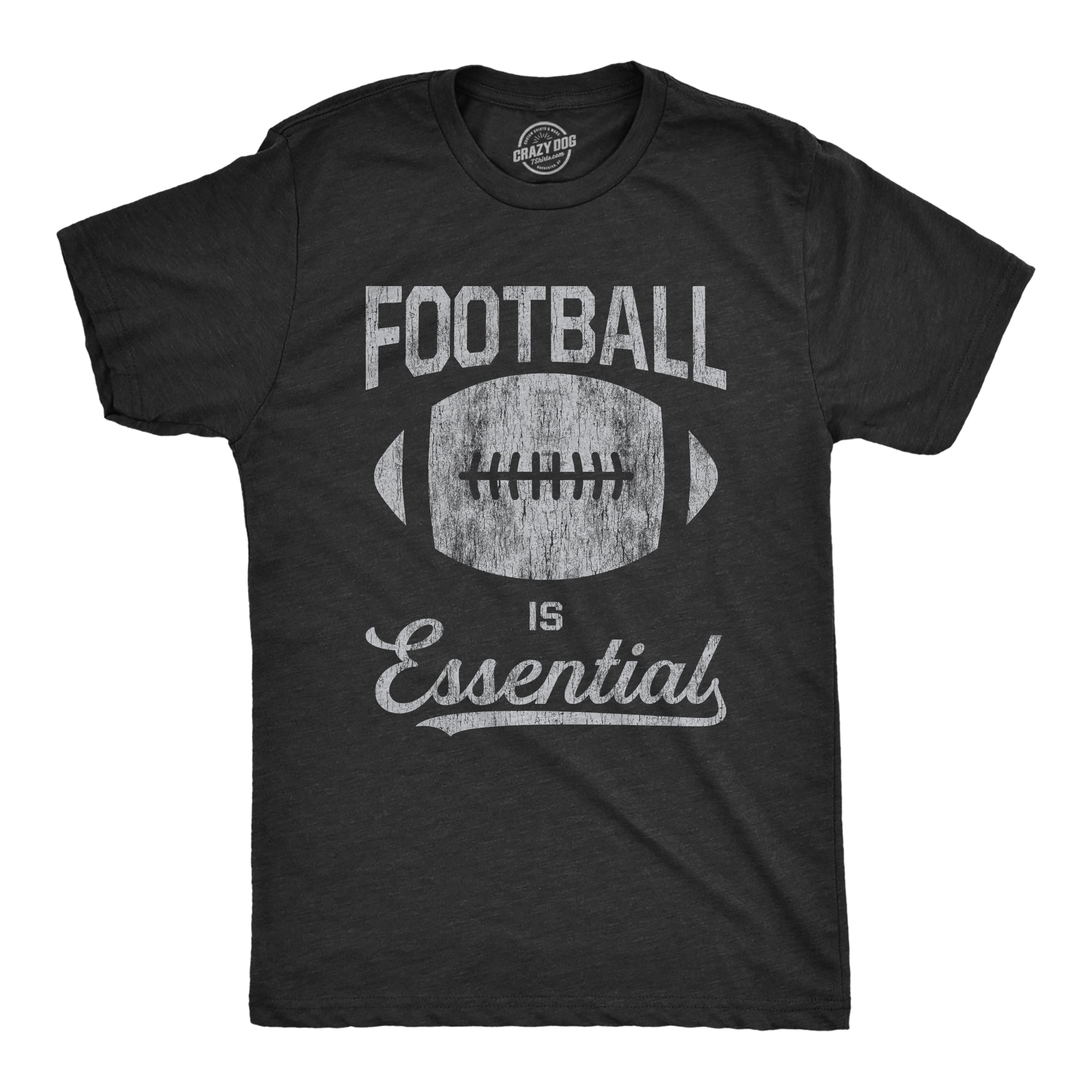 Click here for Crazy Dog T-Shirts Mens Football Is Essential T Sh... prices