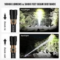 SKYFIRE LED flashlight High lumen, super bright rechargeable flashlight ...