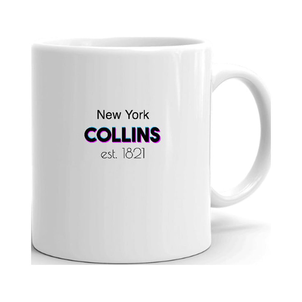 Tri Color Collins New York Ceramic Dishwasher And Microwave Safe Mug ...
