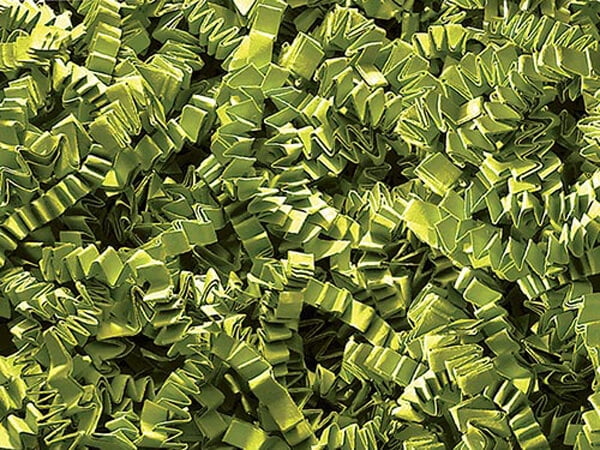 Pack Of 1, Solid Green Tea Crinkle Cut™ Paper Shred (Spring-Fill® / Zig ...