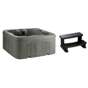 ALEKO Wood Fired Hot Tub and Ice Bath - Portable Outdoor Spa for 4-5 ...