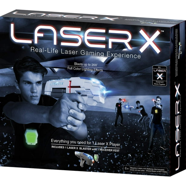 Set de juego Laser X para un jugador con chaleco receptor | Bodega ...