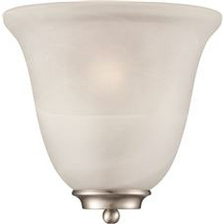 Monument Decorative Wall Sconce, Alabaster Glass, 9-5/8 X 10 In., Uses ...