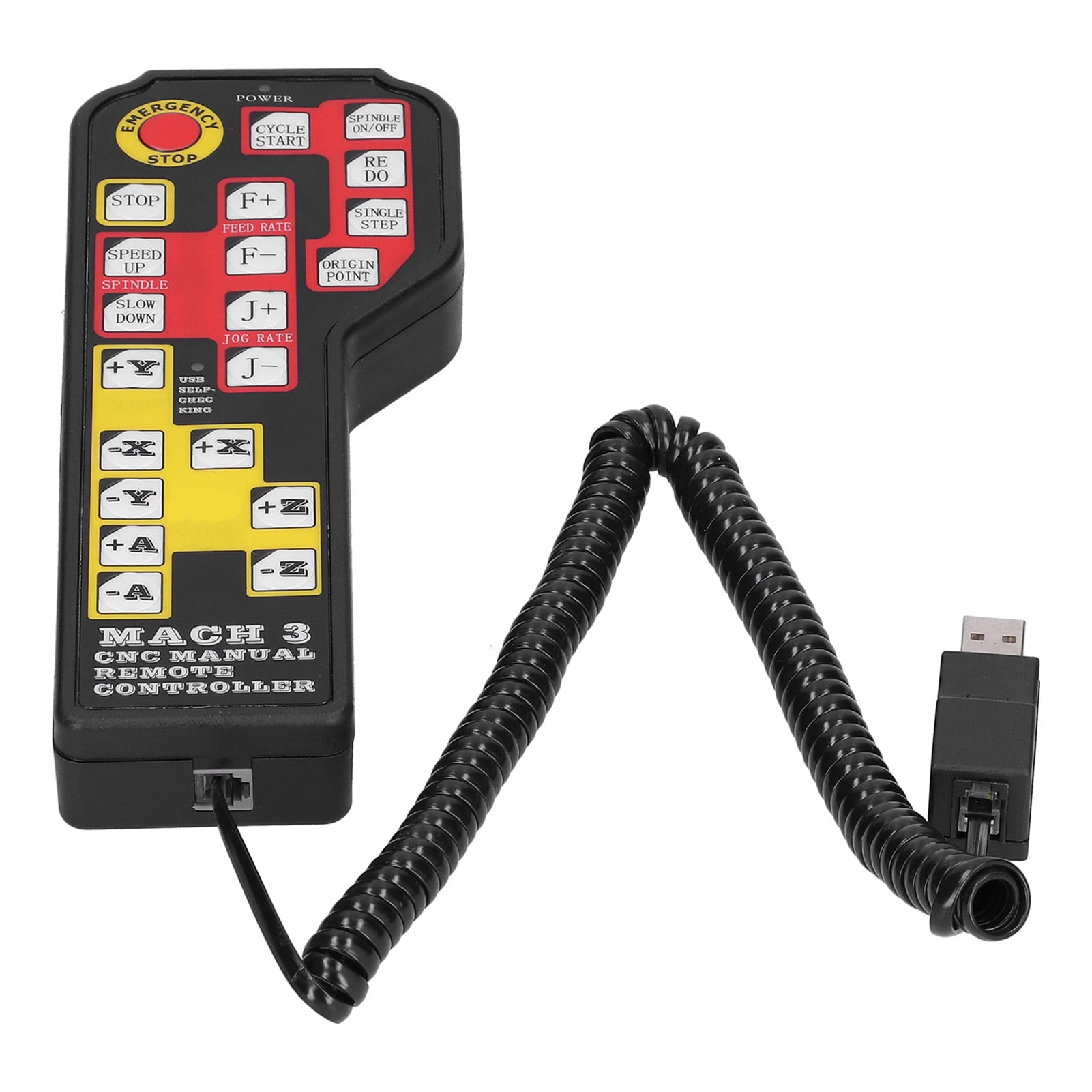 Buy Brrnoo 4 Axes CNC Controller,CNC Manual Controller,USB Handwheel 4 ...