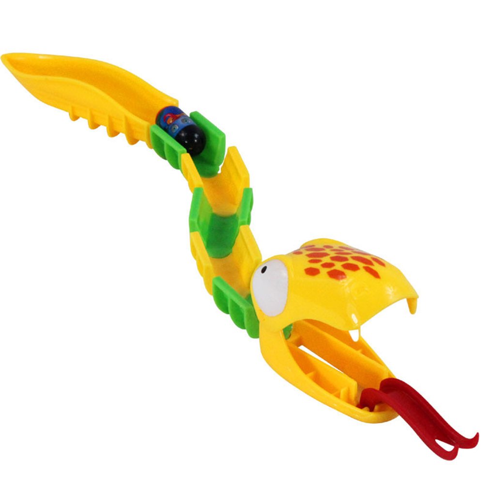 Cartoon Snake Track Toy Plastic Creative Jumping Bean Toys Magic DIY ...