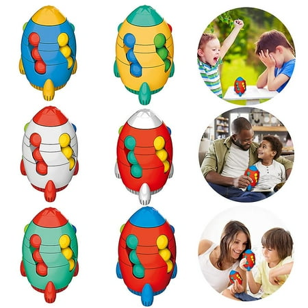 Magic Bean Rotating Toy Rocket Shaped Bead Finger Rotating Toy Puzzle ...