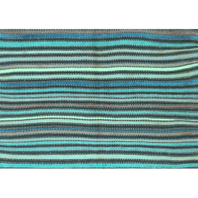 Ahgly Company Indoor Rectangle Abstract Light Blue Contemporary Area ...