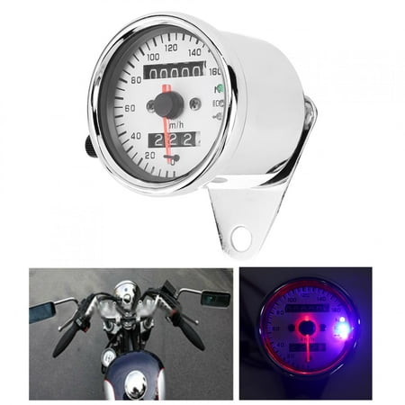 Speedometer Odometer Gauge Universal Motorcycle Meter Turn Signal ...