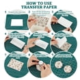 24 Sheets 6 Styles Ceramics Clay Water Transfer Paper Underglaze ...