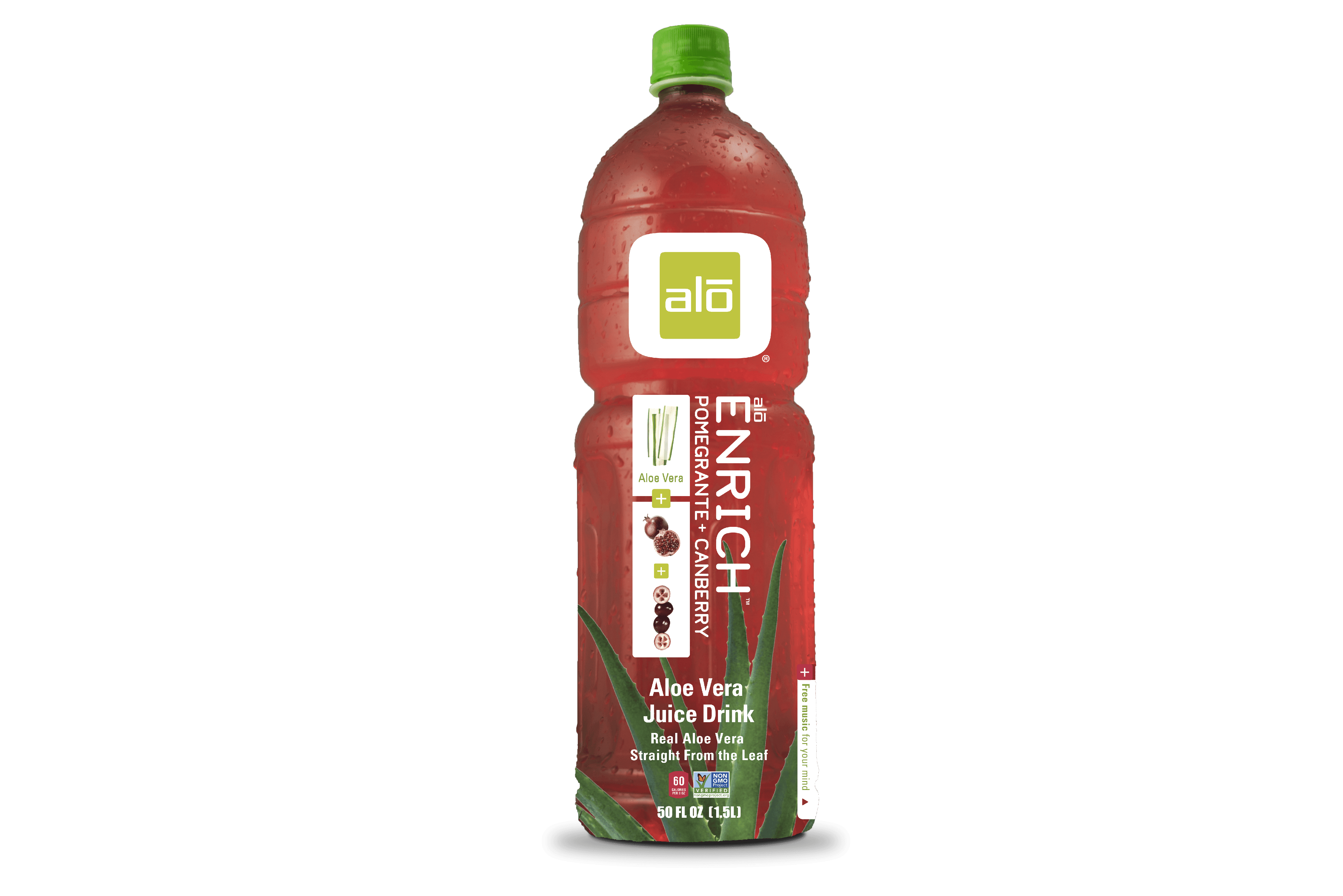 Alo Enrich Aloe Vera Juice Drink, Pomegranate Cranberry, 50.7 Fl Oz ...
