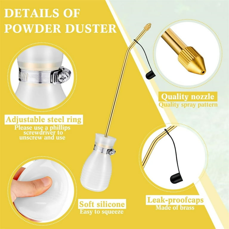 Metal Powder Duster For Garden Garden Dust Applicator – Diatomaceous