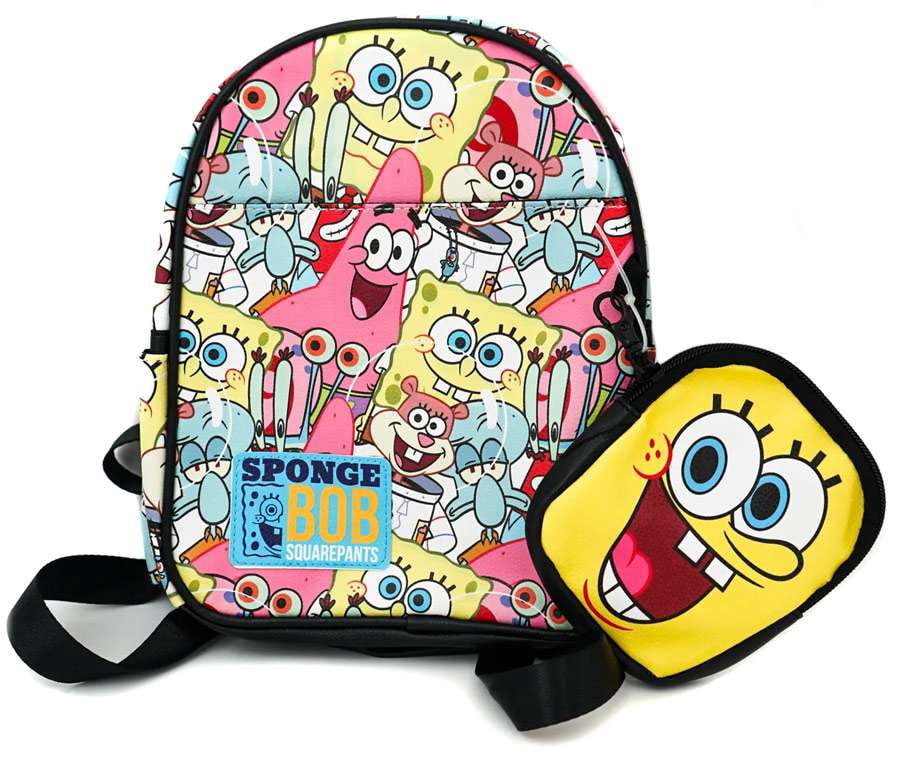 Nickelodeon Spongebob Squarepants Mini Backpack with Pouch - Walmart.com