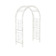 Plow & Hearth Montebello Scrollwork Metal Garden Arbor - Walmart.com