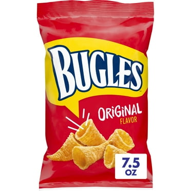 Bugles Caramel Corn Snacks 3.5 Oz Pack of 7 with Corn, Sugar, and ...