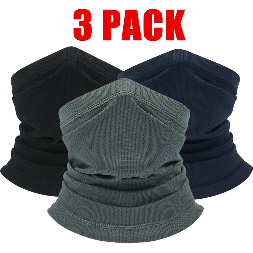 3 Pack Neck Tube Scarf Bandana Bike Motorcycle Face Mask Bandana Scarf ...