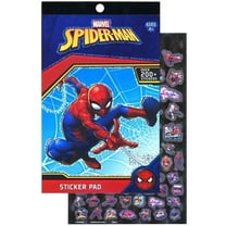 Marvel Spider-Man Superhero Sticker Book, 4 Sheets with Puffy Stickers ...