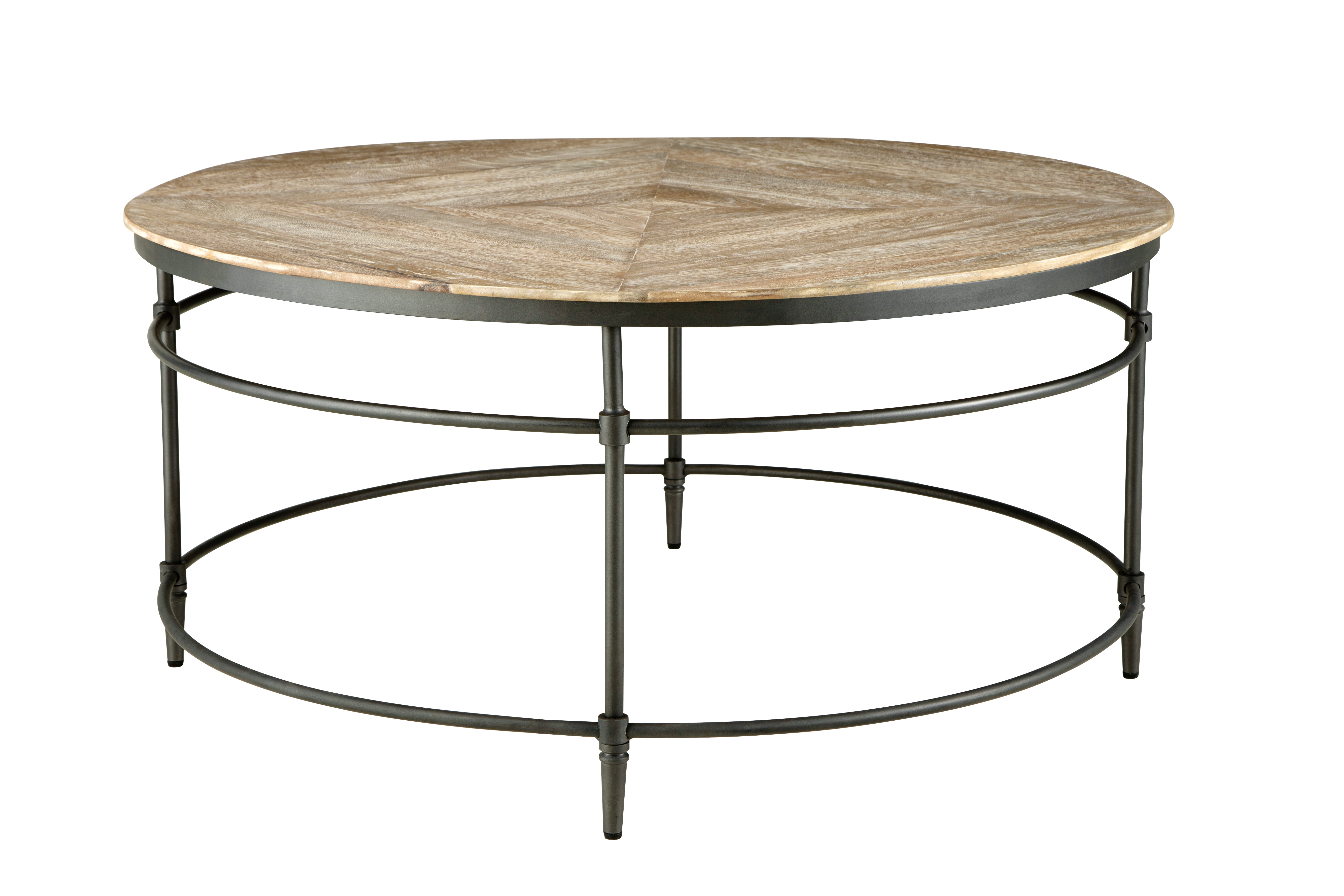 Fenway Solid Wood Mango Round Coffee Table - Walmart.com