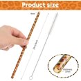 27 Pcs Reusable Leopard Straws Bulk Plastic Cheetah Animal Straws and ...