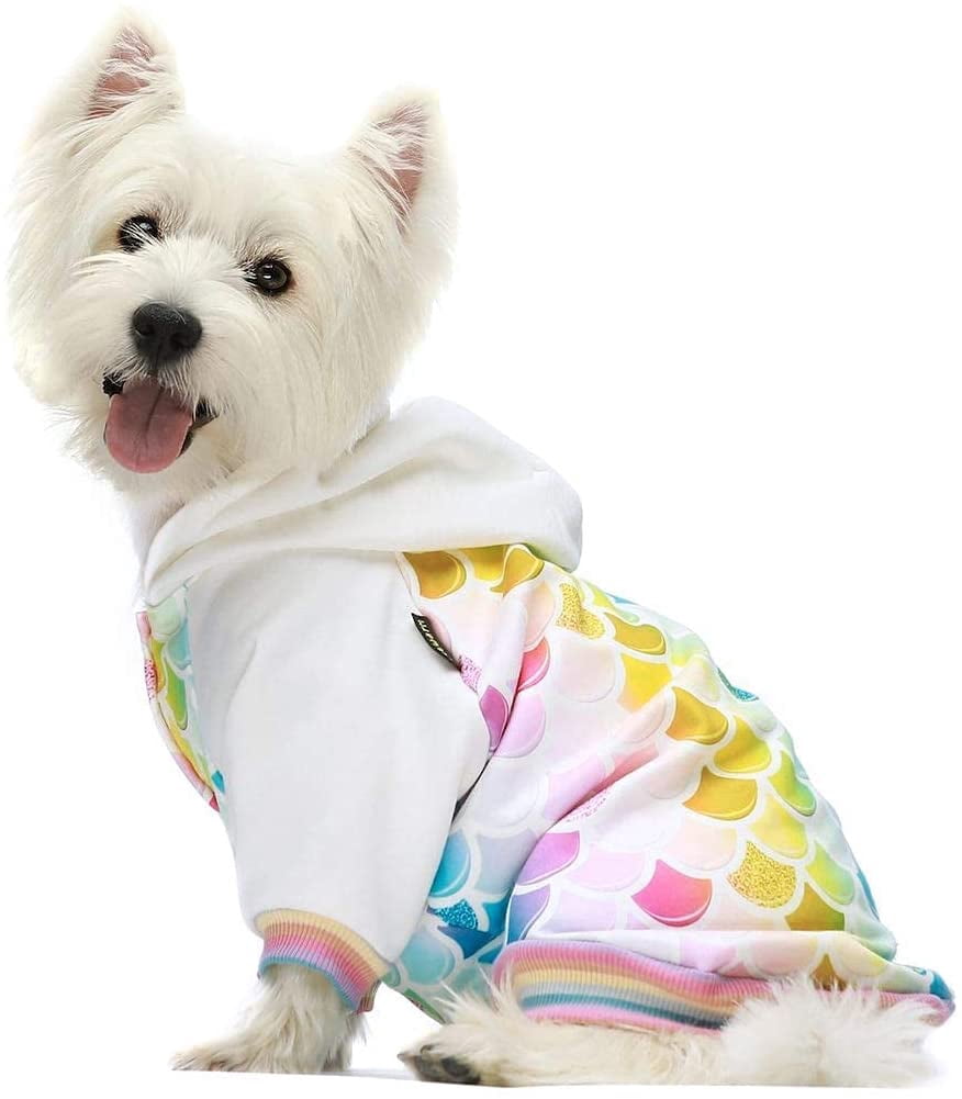 Fitwarm Fuzzy Thermal Turtleneck Dog Clothes Winter Outfits Pet ...