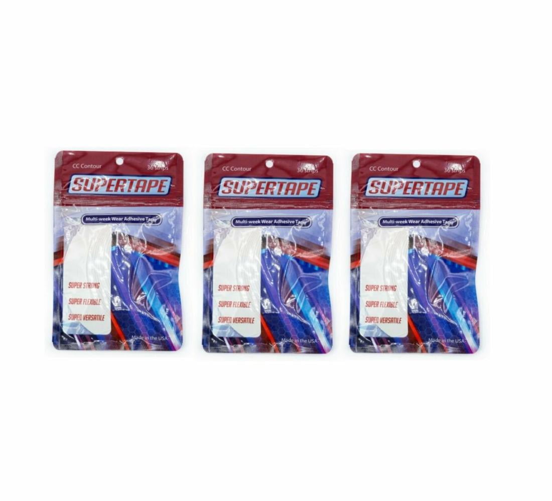 SUPERTAPE CC CONTOUR DOUBLE SIDED SUPER TAPE LINER ~ LACE WIG 108 P ...