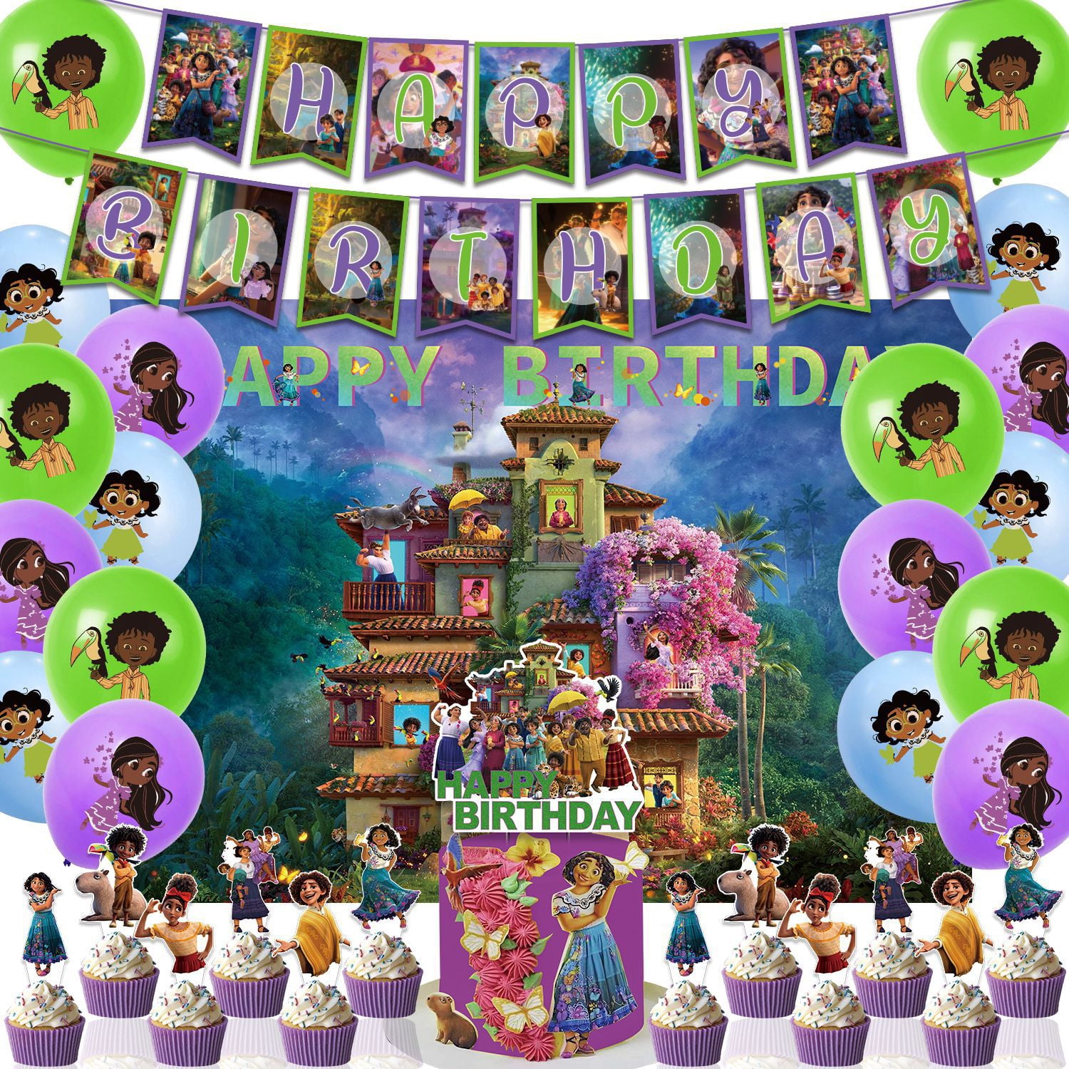 Bluey Themed Birthday Party Decorations Set Banners Cupcake Toppers bluey-themed-birthday-party-decorations-set-banners-cupcake-toppers