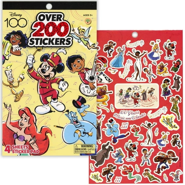 Disney 100th Anniversary Sticker Book with 200+ Stickers - Walmart.com