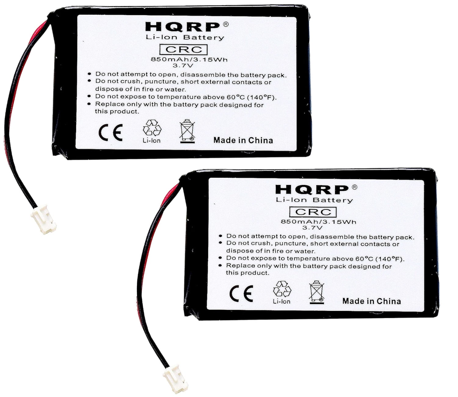 HQRP 2-Pack Battery Compatible with RTI T1 T1B T2+ T2B T2C T2Cs T3 40 ...