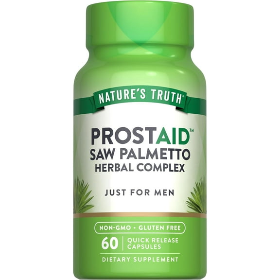 Prosvent Prostate Supplements for Men, Saw Palmetto, Vitamin D, Zinc ...