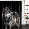 54x78 Inch Shower Curtain Decorative Timber Wolf Bathtub Bath Curtains ...