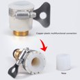 Universal Mixer Hose Tap Connector Faucet Adapter for Kitchen Outdoor ...