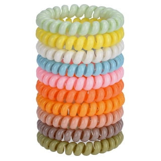 Scunci No-Damage Mini Poly-Band Ponytail Holder Hair Ties with Case ...