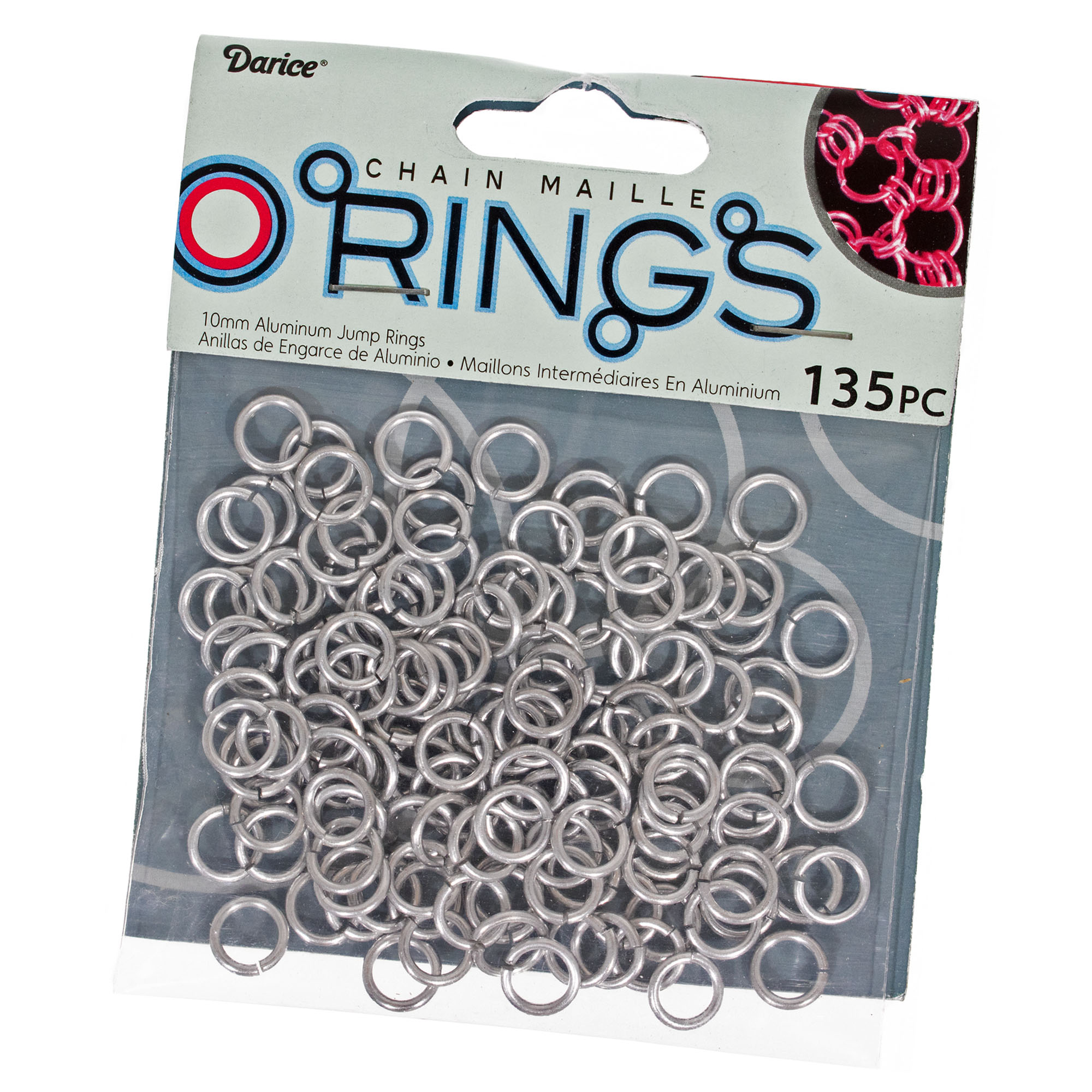 Aluminum Chain Maille Jump Rings - Connecting Loops in Multiple Colors ...