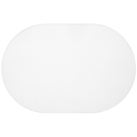 Cousin Plastic Canvas Shape 7 Count 12"X17.5"-Oval Clear -40000743 ...