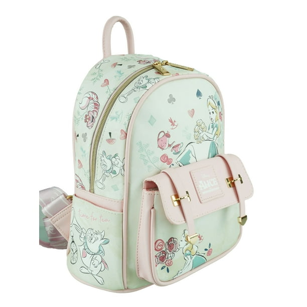 Disney Alice in Wonderland Wondapop 11" Vegan Leather Mini Backpack ...