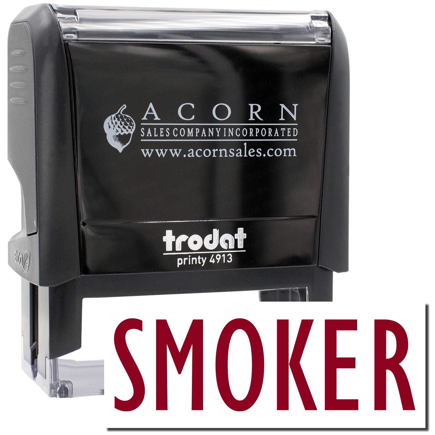 Large Self-Inking Smoker Stamp, Trodat Printy 4913, Press and Print ...