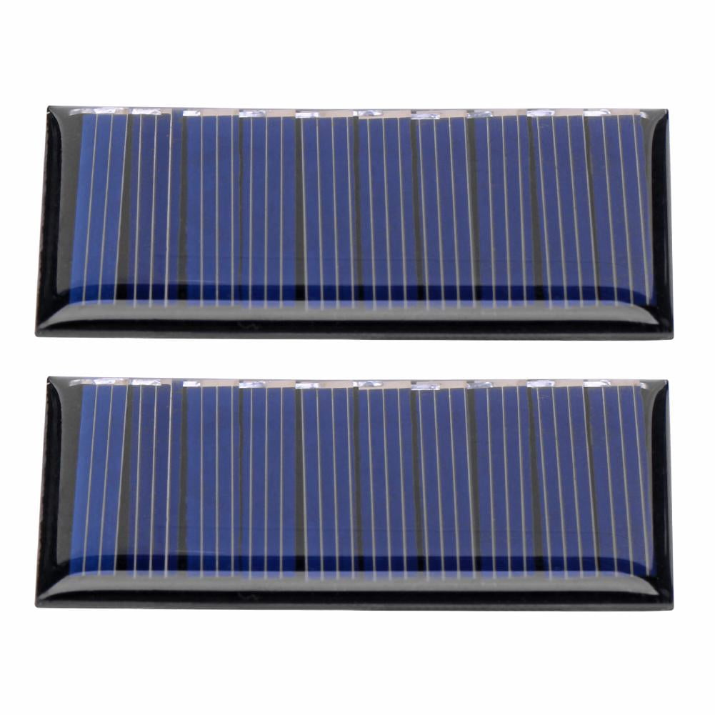 2 uds módulo de celda solar 5V 50mA cargador de panel solar de silicona ...