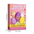 Easter Bunny Animals 24 Day Count Down Calendar Springtime Prop ...
