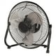 Mainstays 9" 3-Speed High Velocity Wall Mountable Black New Floor Fan ...