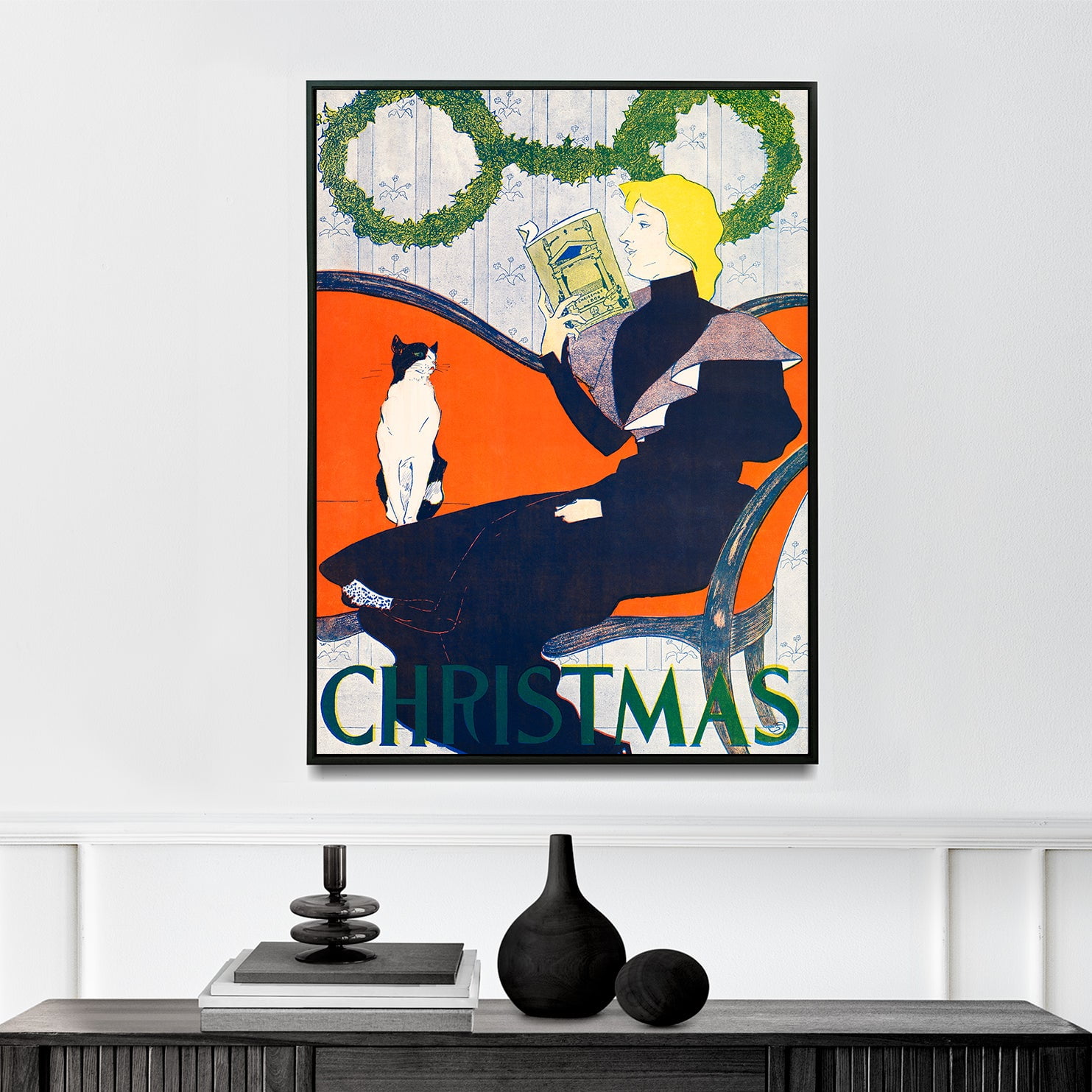 Vintage Christmas - 1894 | Edward Penfield | Premium Fine Art Print ...